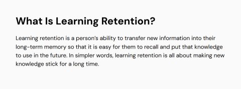 11 Strategies for Improving Learning Retention | Peak Revenue Learning